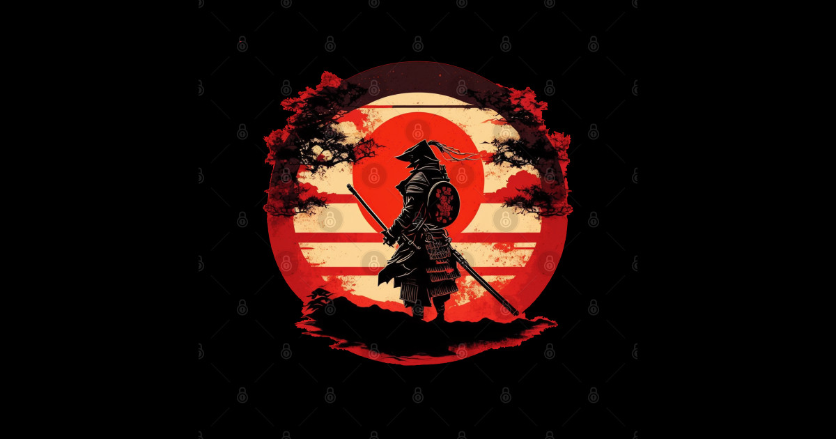 Japanese Samurai Warrior - History Of Japan - Samurai - Sticker | TeePublic