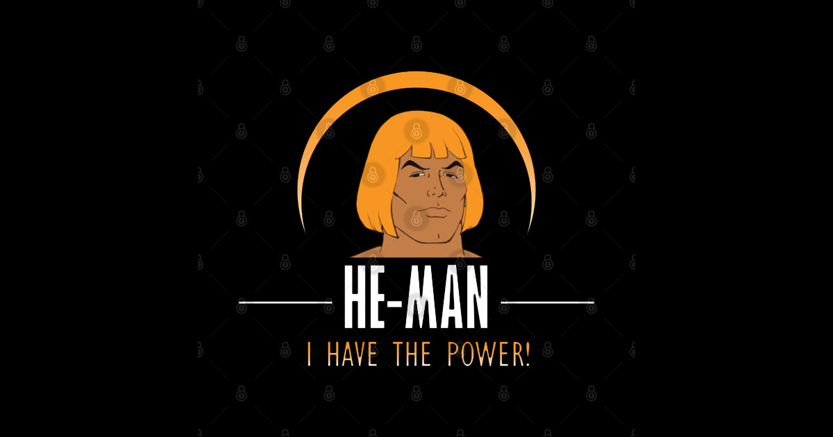 The Power Masters Of The Universe - He Man - Sticker | TeePublic