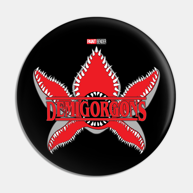 Stranger Things Demigorgon Mascot - Demigorgon - Pin | TeePublic