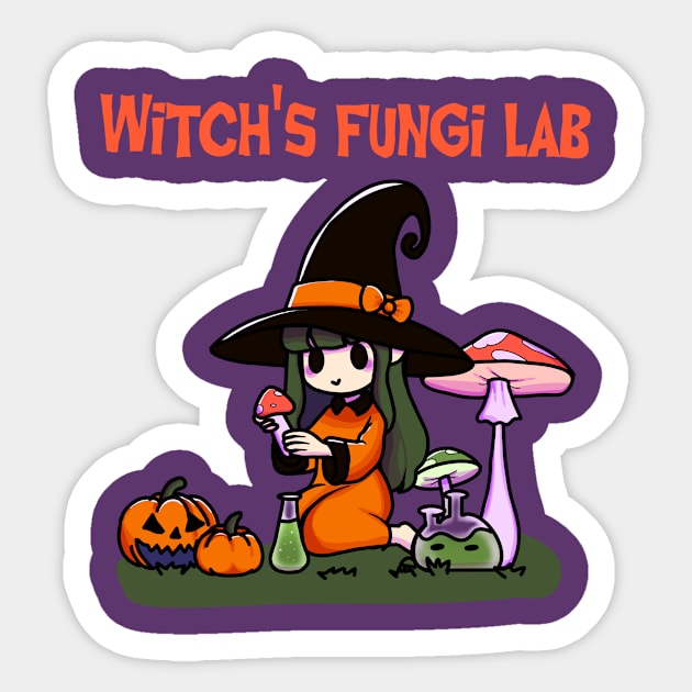 Halloween Witch Scientist - Witch’s Fungi Lab - Halloween Witch ...
