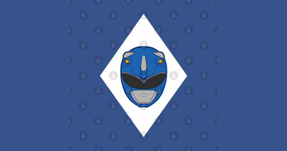 power ranger blue ranger - Power Rangers - Sticker | TeePublic