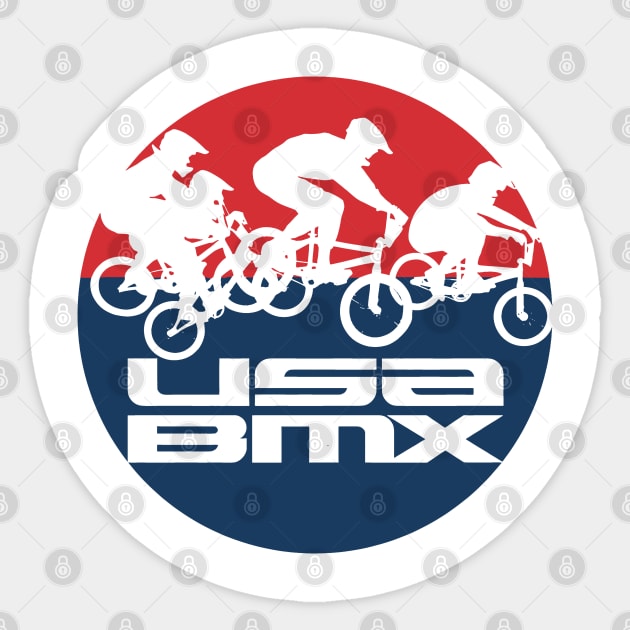USA BMX Bikes - Bmx - Sticker | TeePublic