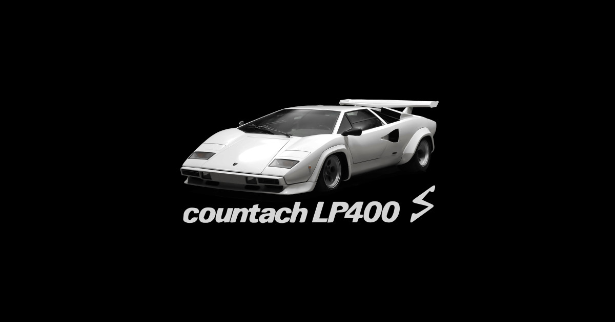 low body Countach - Lamborghini - Sticker | TeePublic