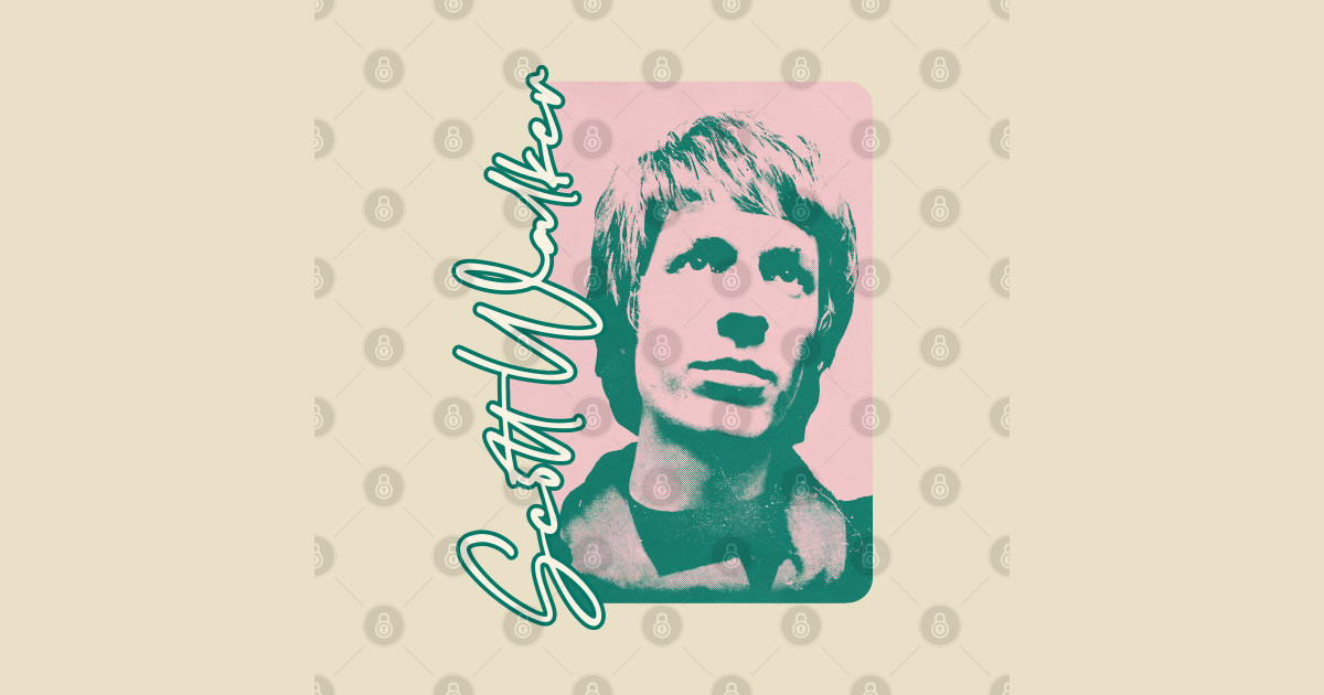 Scott Walker ………… Retro Aesthetic Fan Design - Scott Walker - T-Shirt ...