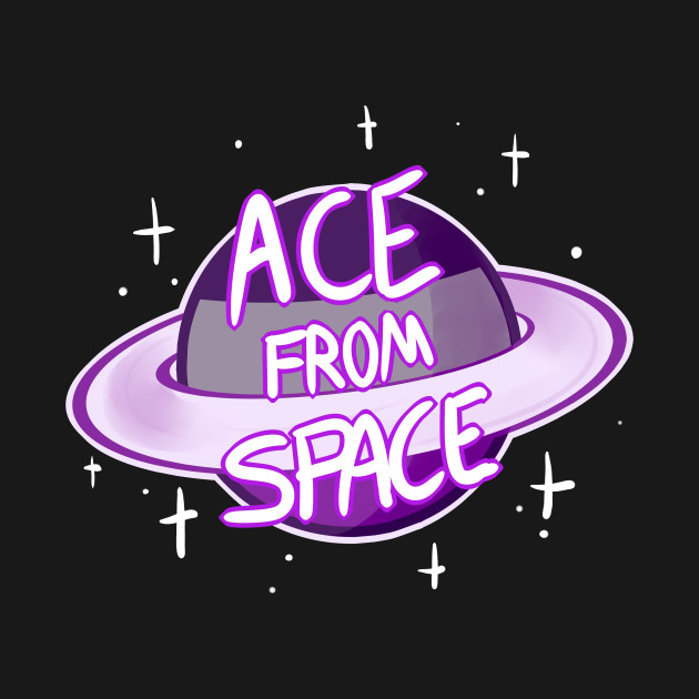 Ace from space - Ace Pride - T-Shirt | TeePublic