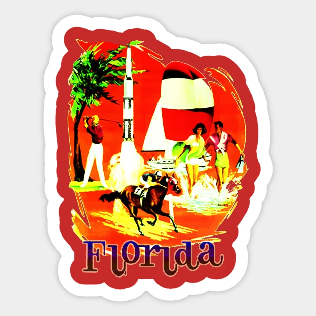 welcome to florida - Travel - Sticker | TeePublic