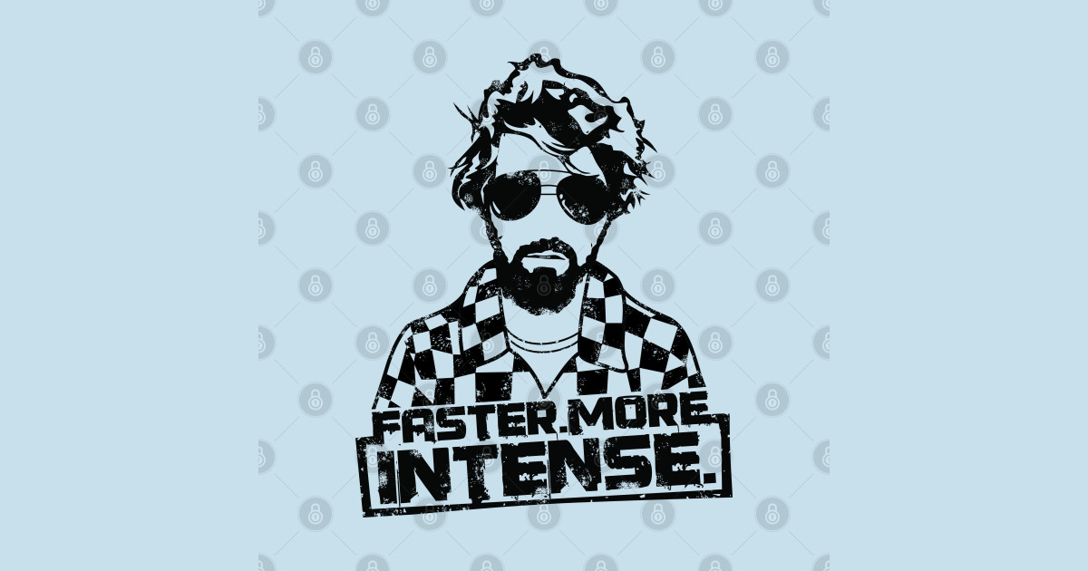 Faster. More intense. George Lucas - George Lucas - T-Shirt | TeePublic