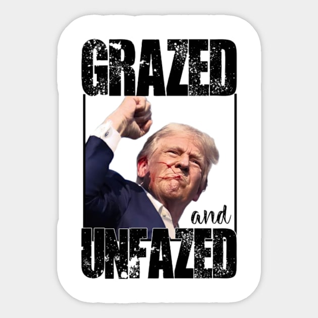 trump shot assassination - Trump Shot Assassination - Sticker | TeePublic