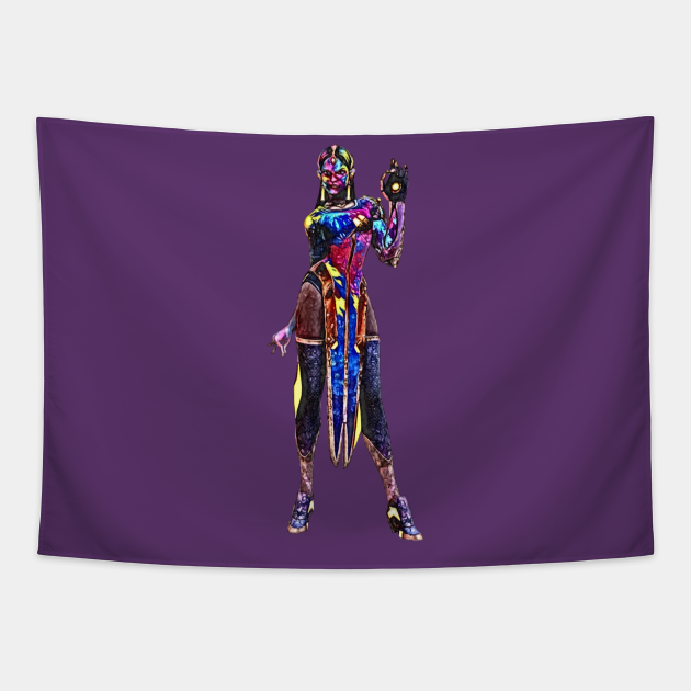 Overwatch Symmetra Holi Skin - Overwatch - Tapestry | TeePublic