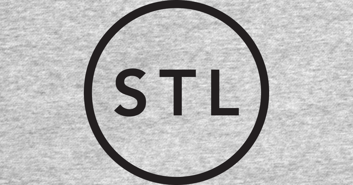 St. Louis STL Circle Left Chest - St Louis - T-Shirt | TeePublic