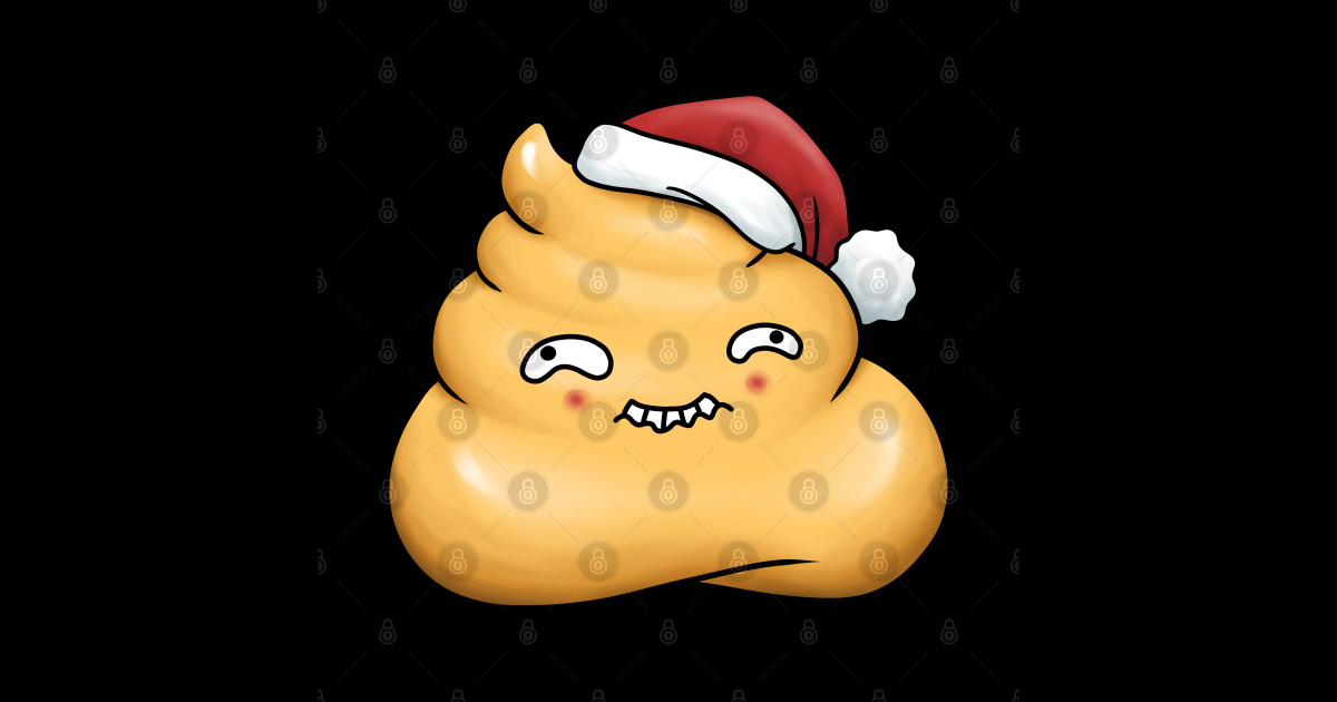 Christmas Poop Santa - Christmas Poop - Sticker | TeePublic