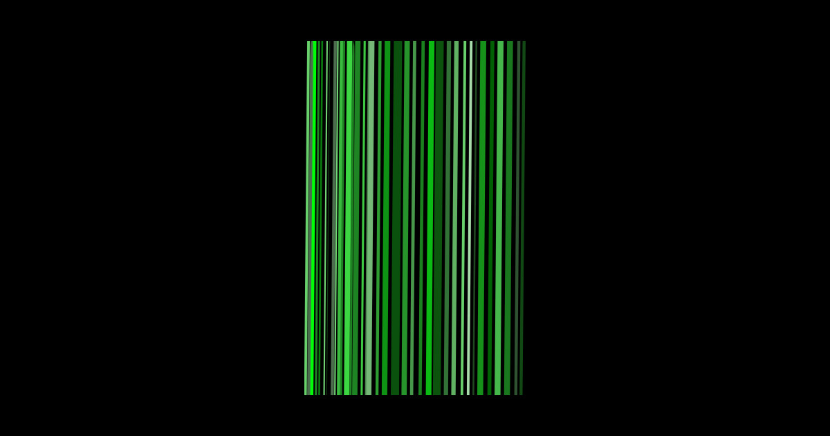 Green Barcode - Green Stripes - Sticker | TeePublic