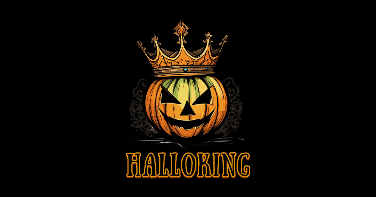 Halloking of halloween - Halloking - Sticker | TeePublic