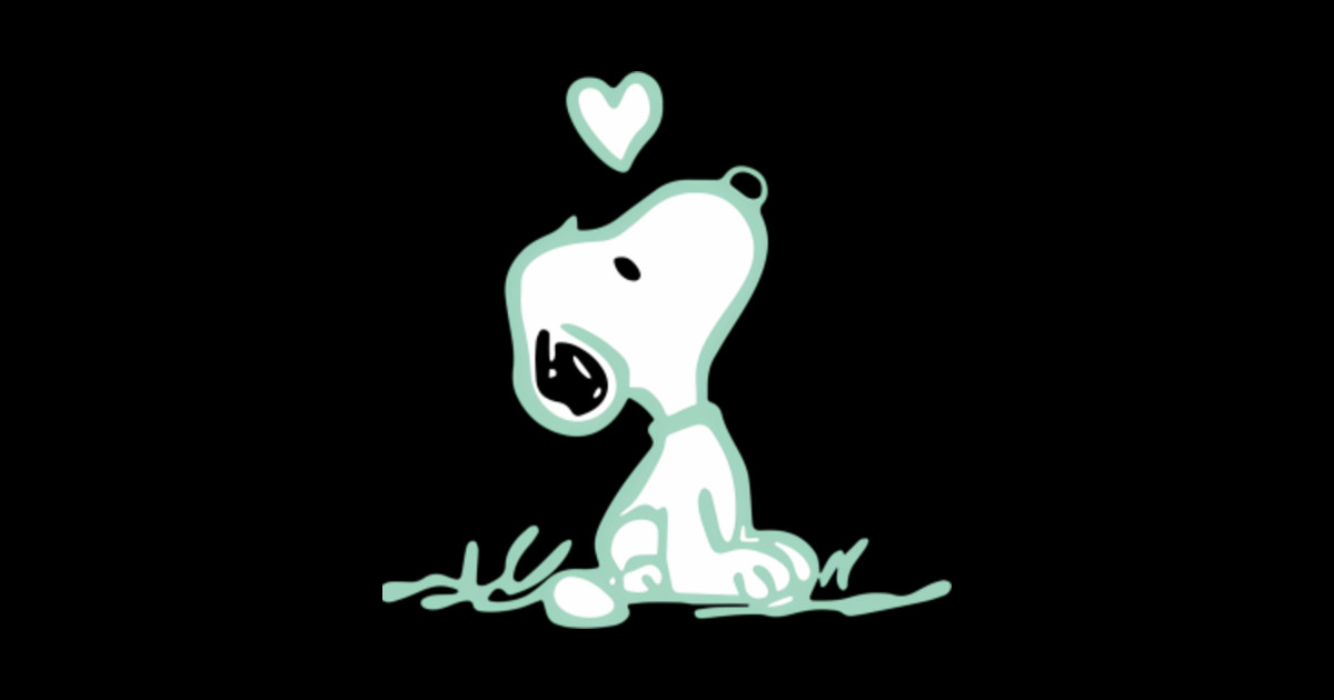 Green Snoopy Active - Green Snoopy Active - Sticker | TeePublic