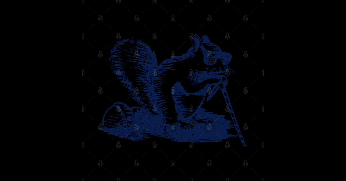 A Blind Squirrel... - Blind Squirrel - Sticker | TeePublic