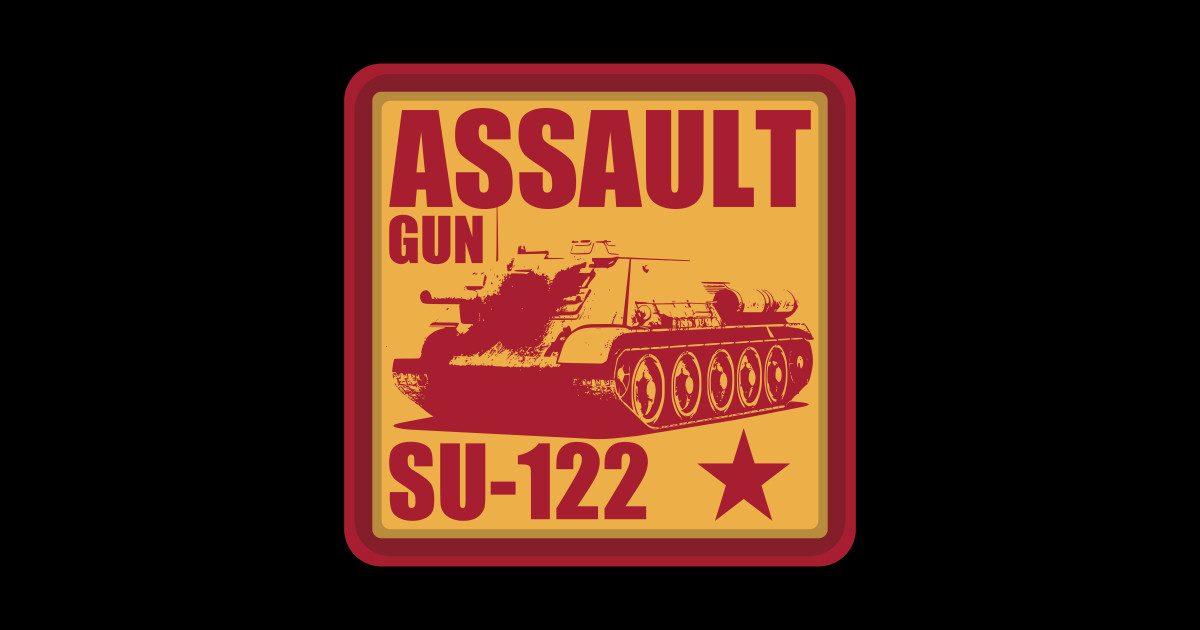 SU-122 Assault Gun - Ww2 Field Gun - Sticker | TeePublic