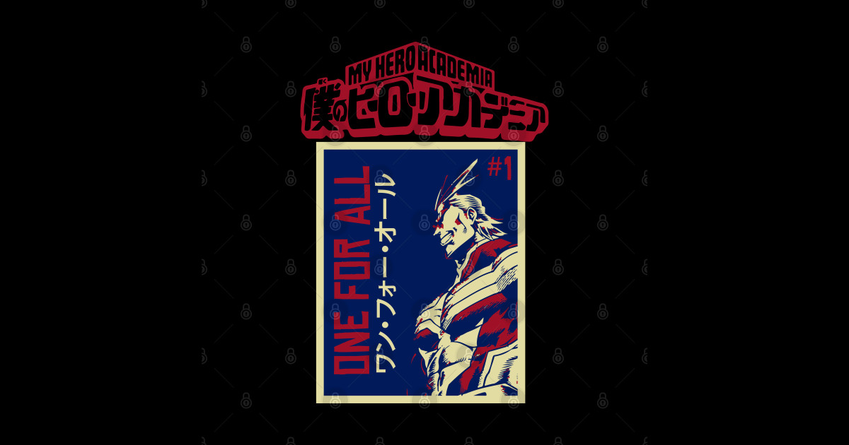 All Might - All Might - Sticker | TeePublic