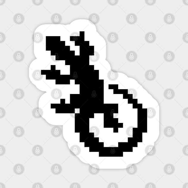 Cool Lizard pixel art - Lizard Lover - Magnet | TeePublic