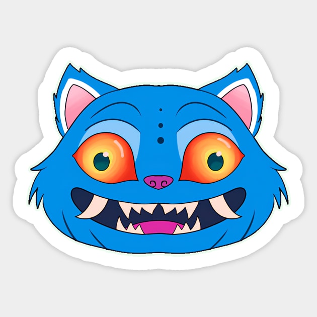 KPop Demon Hunters Derpy Tiger - Kpop Demon Hunters - Sticker | TeePublic