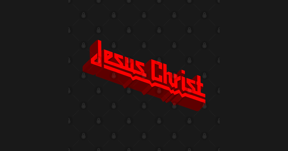 Heavy Metal Jesus Christ - Christian - T-Shirt | TeePublic