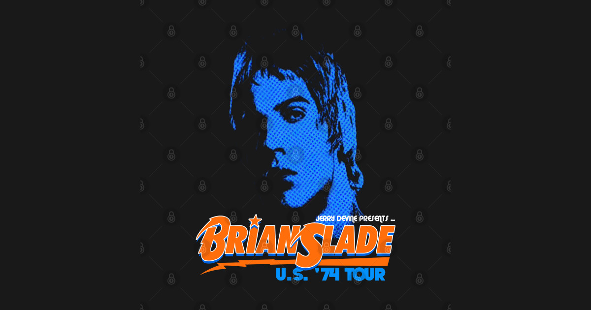 Glam Rocker Brian Slade world tour - Glam Rock - T-Shirt | TeePublic