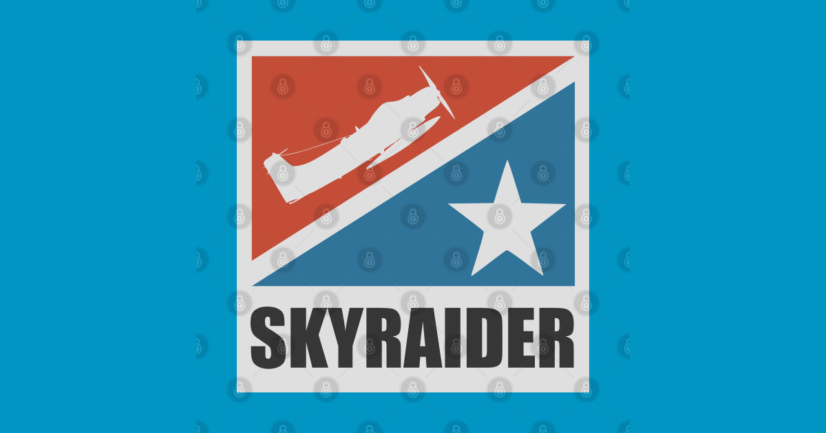 A-1 Skyraider - A1 Sandy Skyraider - T-Shirt | TeePublic