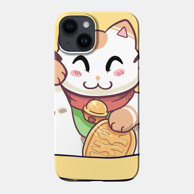 Pocket Lucky Cat - Lucky Cat - Phone Case | TeePublic