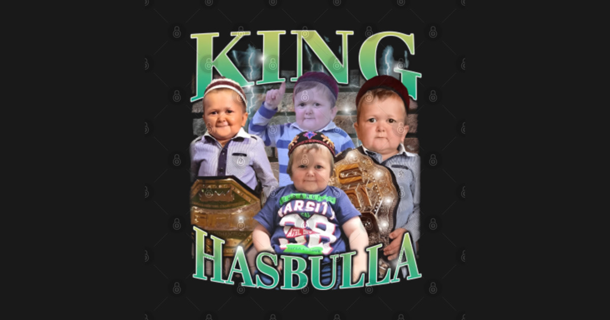 King Hasbulla Retro Collage - King Hasbulla - Kids T-Shirt | TeePublic