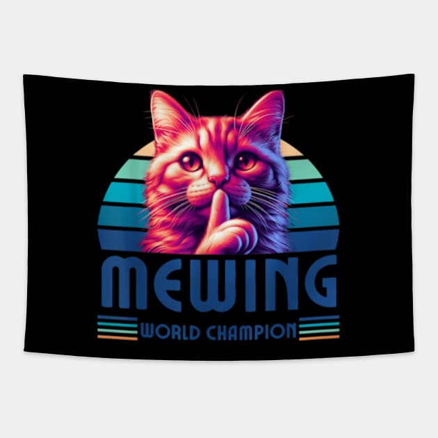 Mewing Champion Mewing Cat Meme Cat Mewing Can'T Talk - Mewing ...