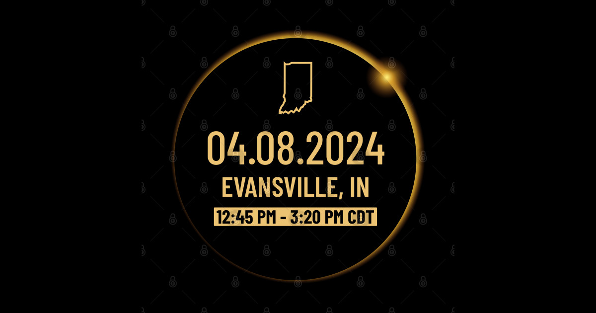 Indiana State Evansville IN USA Totality April 8, 2024 Total Solar ...