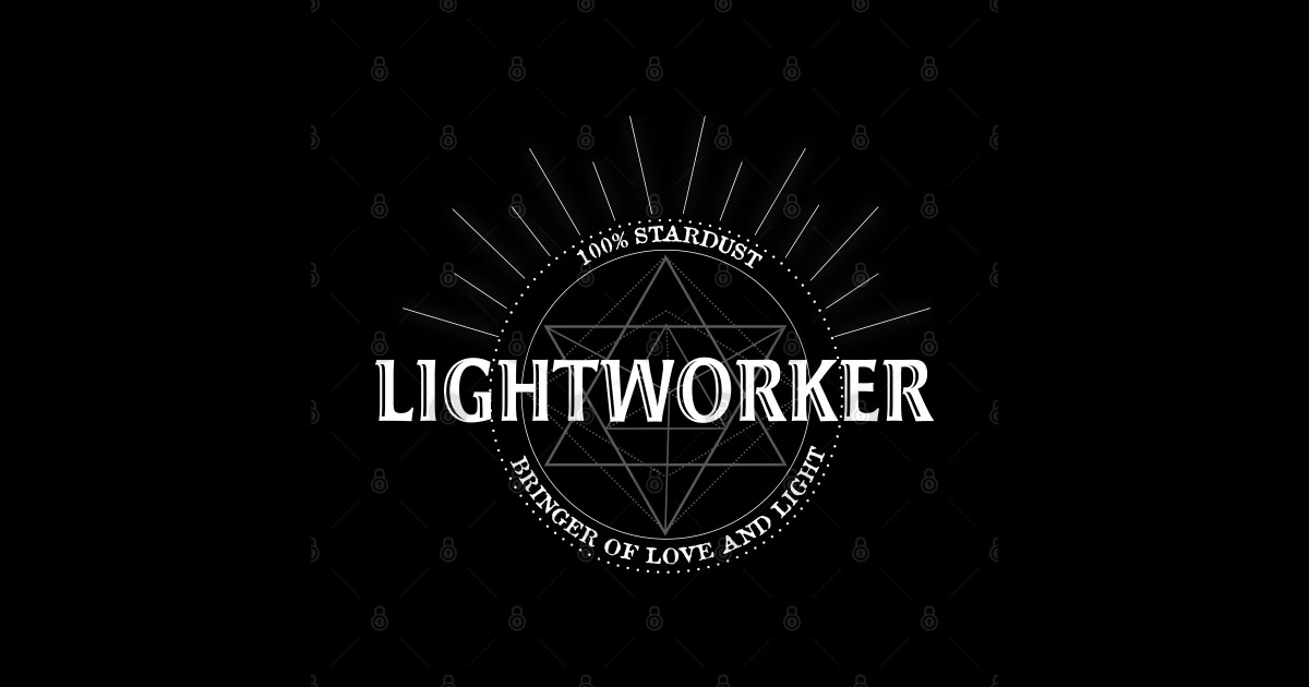 Lightworker Healer Spiritual Awakening - Lightworker - Sticker | TeePublic