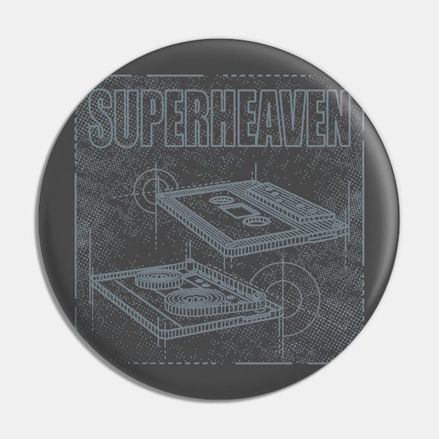 Superheaven - Technical Drawing - Musician - Pin | TeePublic