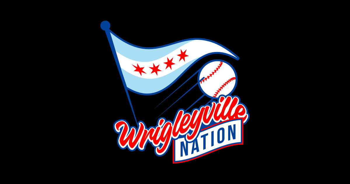 Wrigleyville Nation Flag Logo - Wrigleyville - Sticker | TeePublic