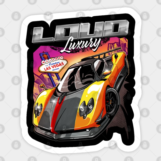 Pagani Zonda Cinque Hypercar - Pagani Zonda - Sticker | TeePublic