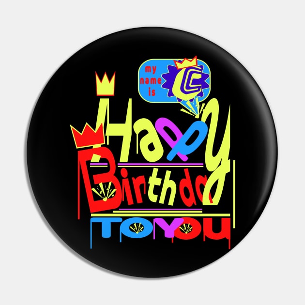 Happy Birthday Alphabet Letter (( C )) Dazzling Creative Design - Happy ...