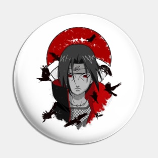 Itachi Uchiha Sharinggan Naruto Anime Pins and Buttons for Sale | TeePublic