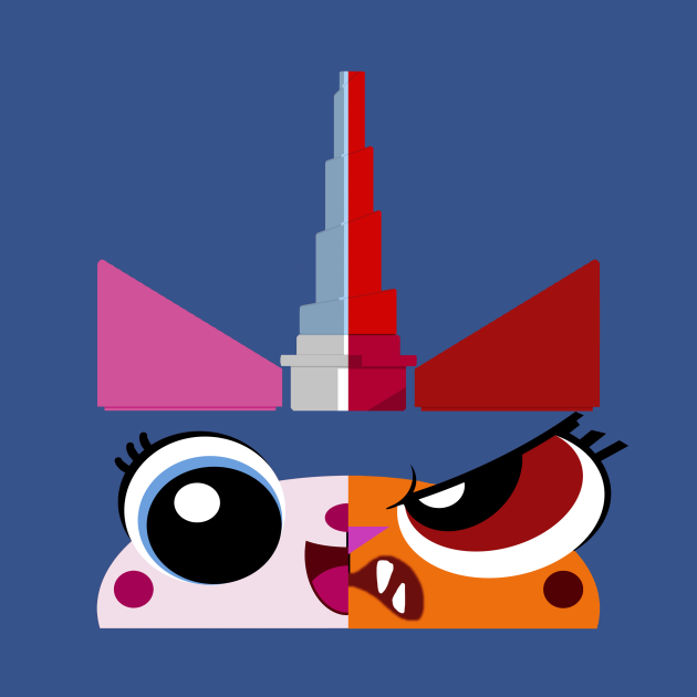 Dual Unikitty - Lego - T-Shirt | TeePublic