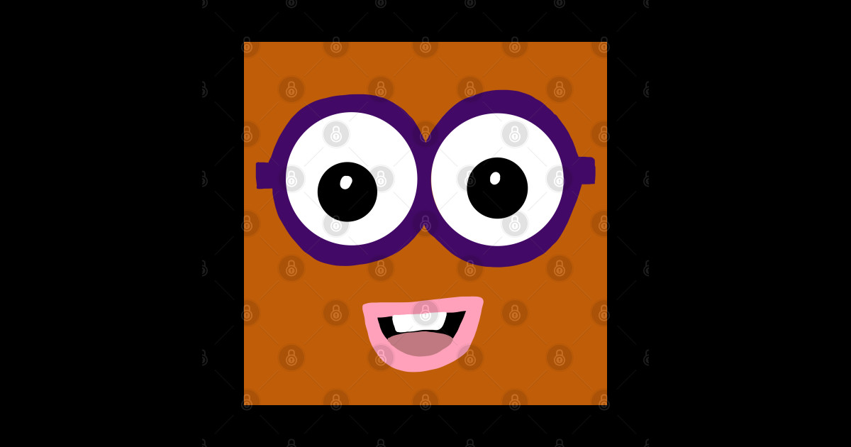 Number Block 2 Face Design - Number Two - Sticker | TeePublic