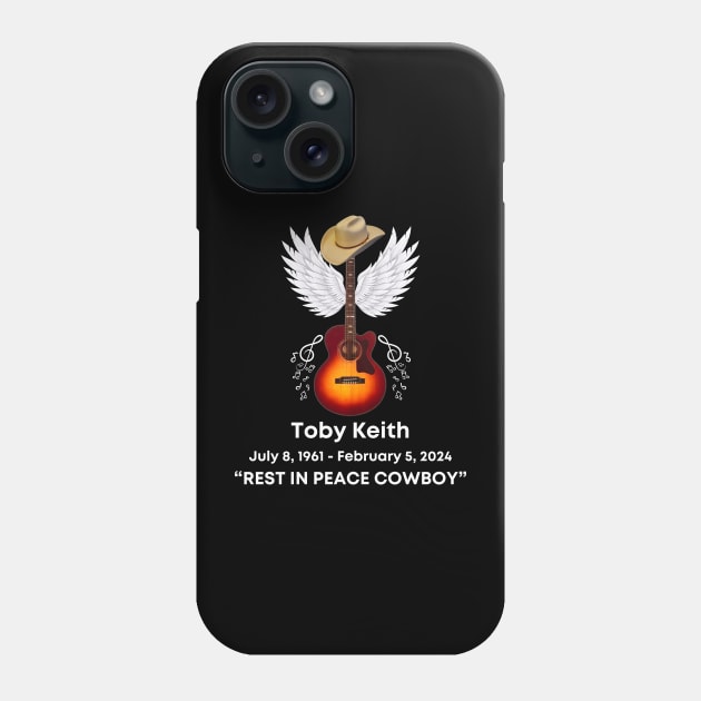 Toby Keith Rest In Peace Tribute Memorial - Toby Keith - Phone Case ...