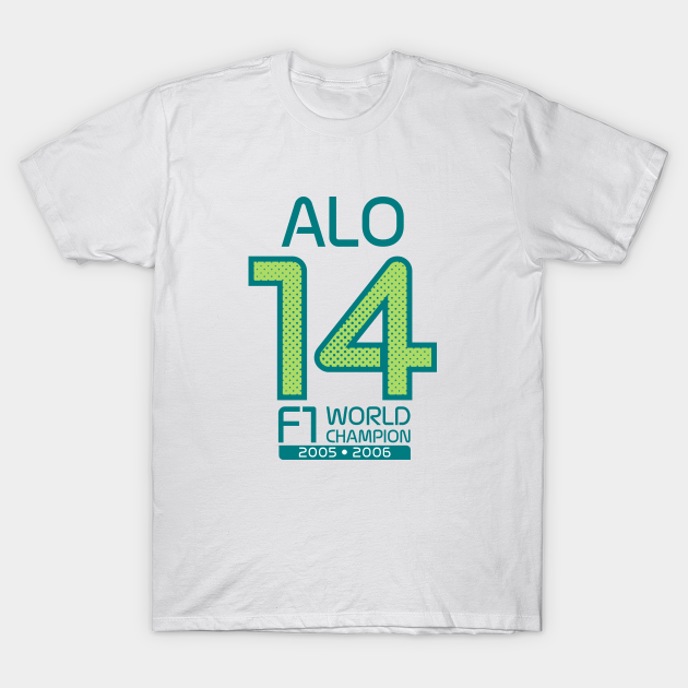 ALO 14 Logo Design - Fernando Alonso - T-Shirt | TeePublic