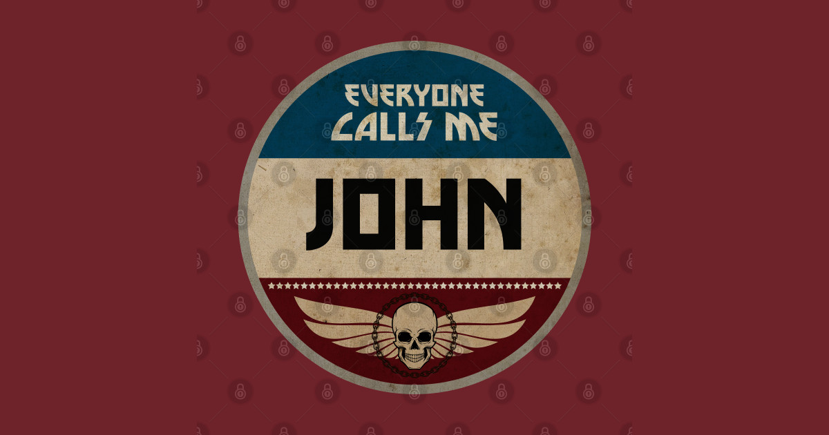 Vintage Name Tag: John - John Gift - T-Shirt | TeePublic
