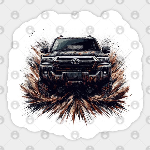 Toyota Land Cruiser - Toyota - Sticker | TeePublic