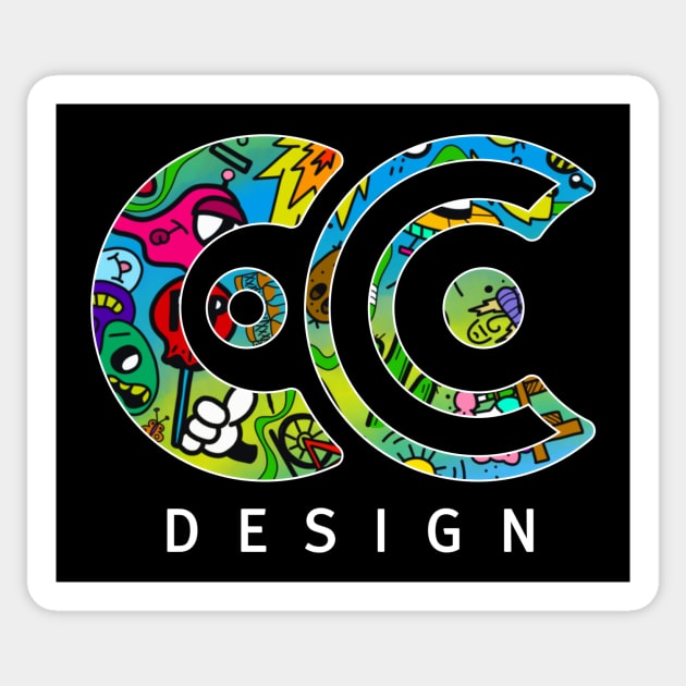 Official Brand of CC Design - Official Merchandise - Sticker | TeePublic