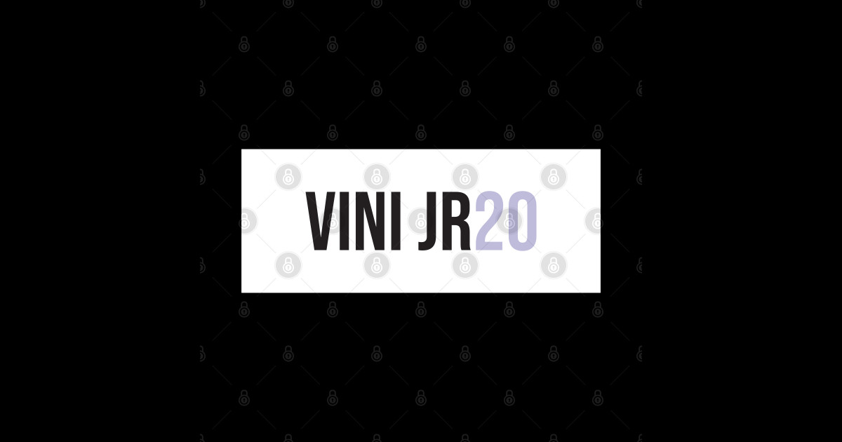 Vini Jr 20 - 22/23 Season - Vinicius Junior - Sticker | TeePublic