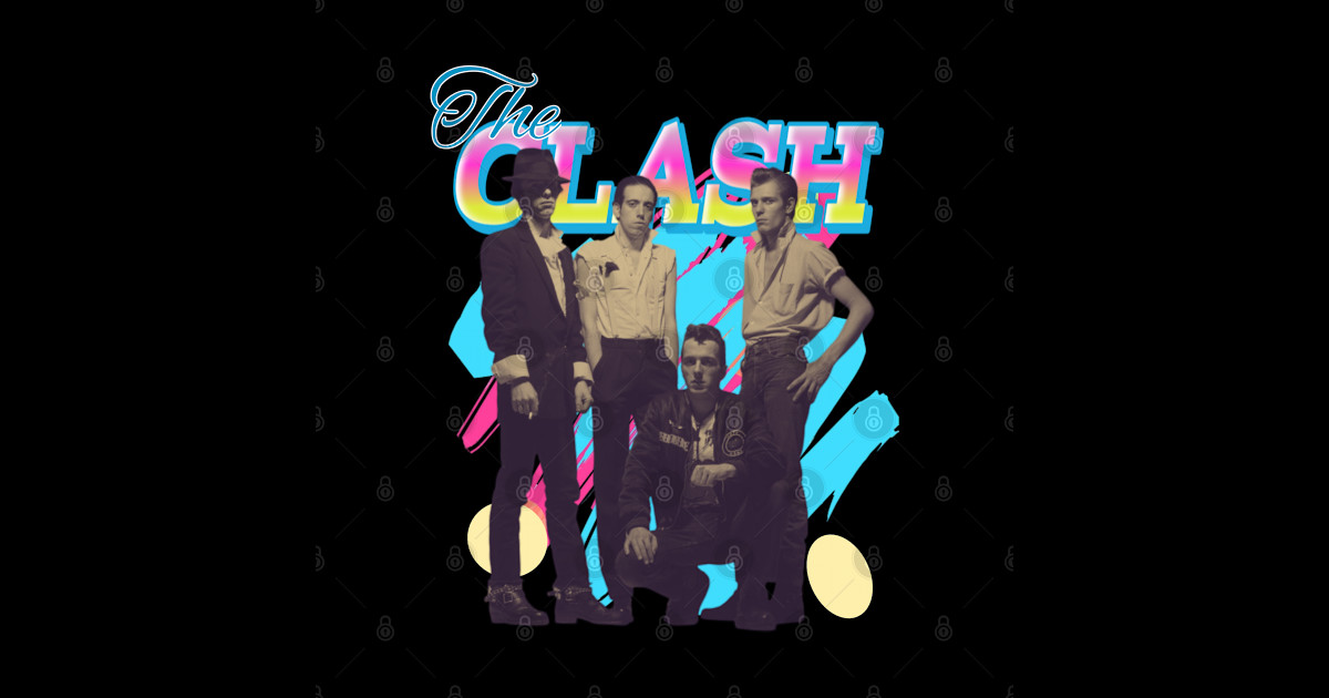 The Clash art - The Clash - Sticker | TeePublic