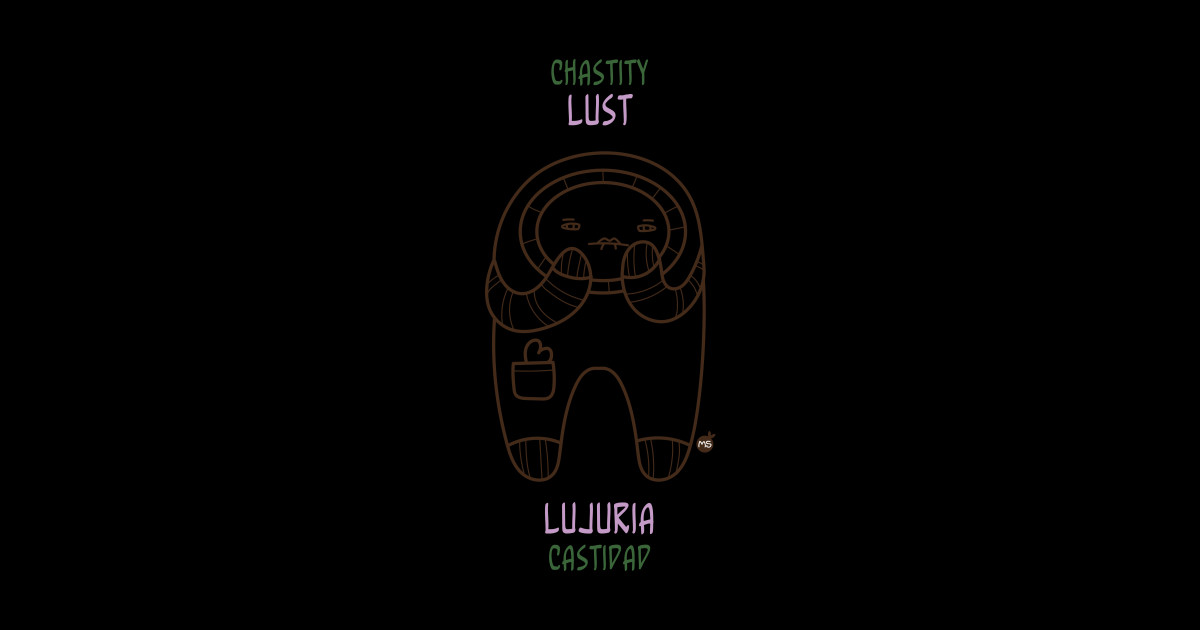 PecadosCapitalesMS Lujuria - Pecados Capitales - Sticker | TeePublic