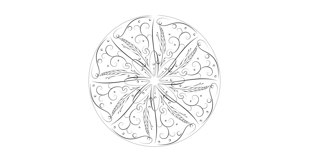 Calligraphy mandala art rosette - Rosette Calligraphy - T-Shirt | TeePublic