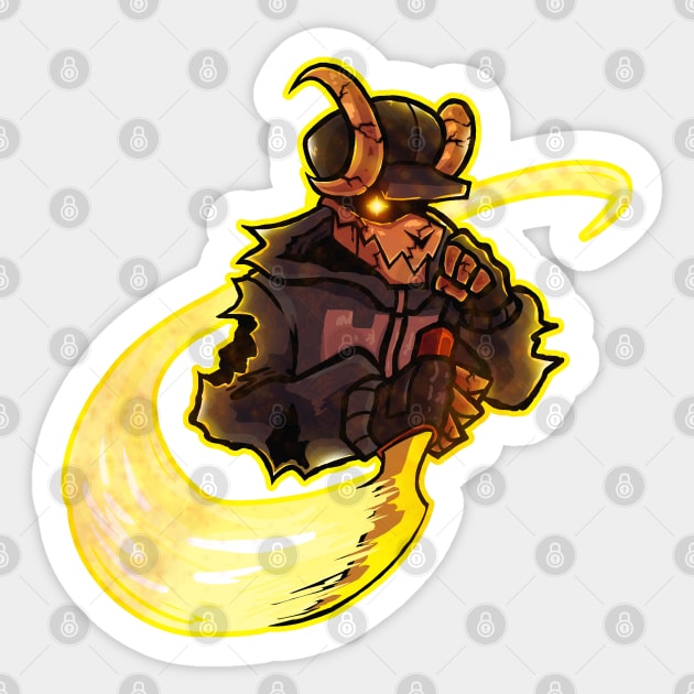 FNF TABI ART REMASTER - Tabi - Sticker | TeePublic