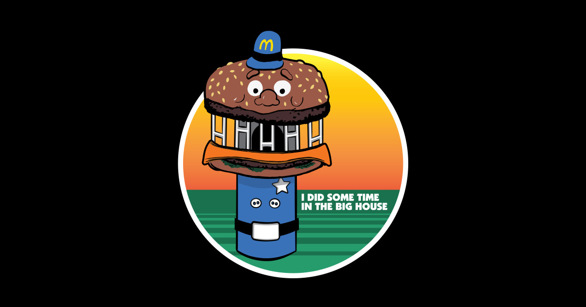 Officer Big Mac Jail - Mcdonalds Parody - Sticker | TeePublic