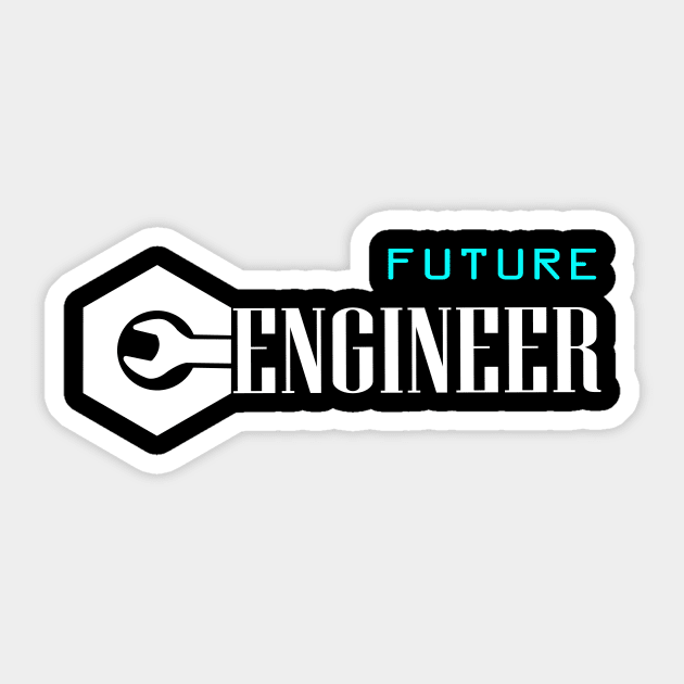 future engineer with text logo engineering - Future Engineer - Sticker ...